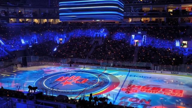 ЛАЗЕРНОЕ ШОУ ПЕРЕД МАТЧЕМ ПЛЕЙ-ОФФ КУБКА ГАГАРИНА СКА - ТОРПЕДО