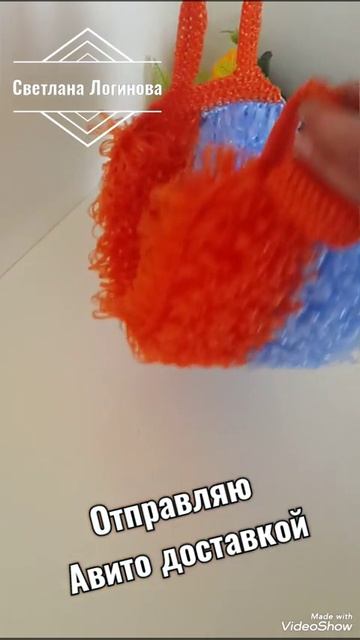 Мочалка плоская. Супер плотная. Связана в 2 нити.