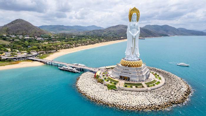 Хайнань, Центр буддизма НЯНЬШАНЬ и статуя Гуань Инь