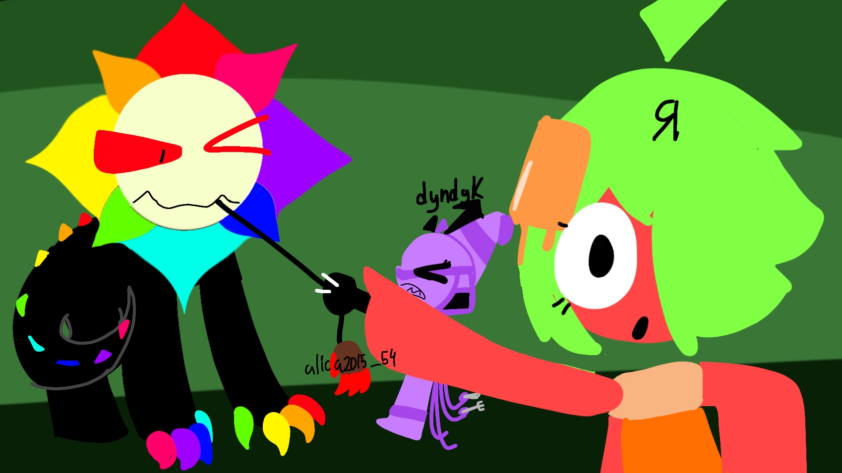 играю со моими подписчиками! | Мир Денди| Dandy's World #short