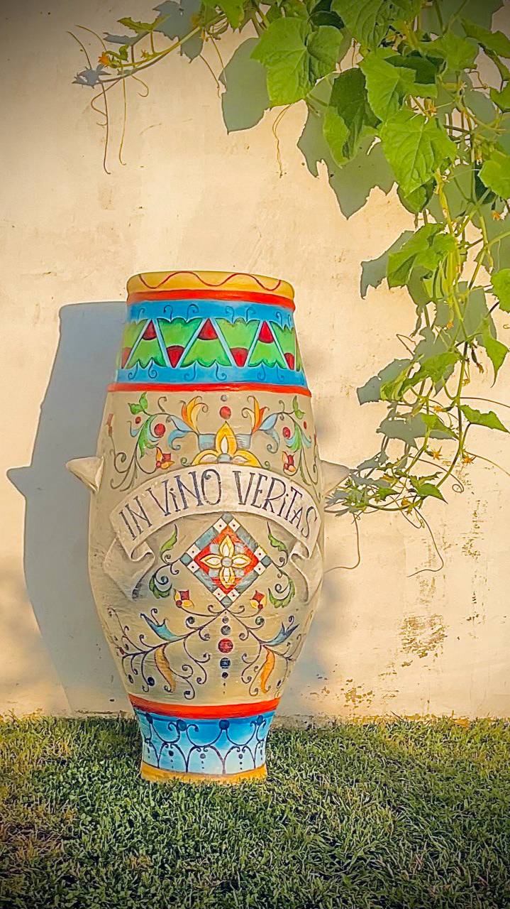 Горшок с росписью. #горшок,#горшоксочи,#домвсочи