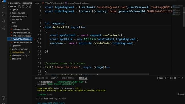 How to debug the API steps in script using Visual code debugging