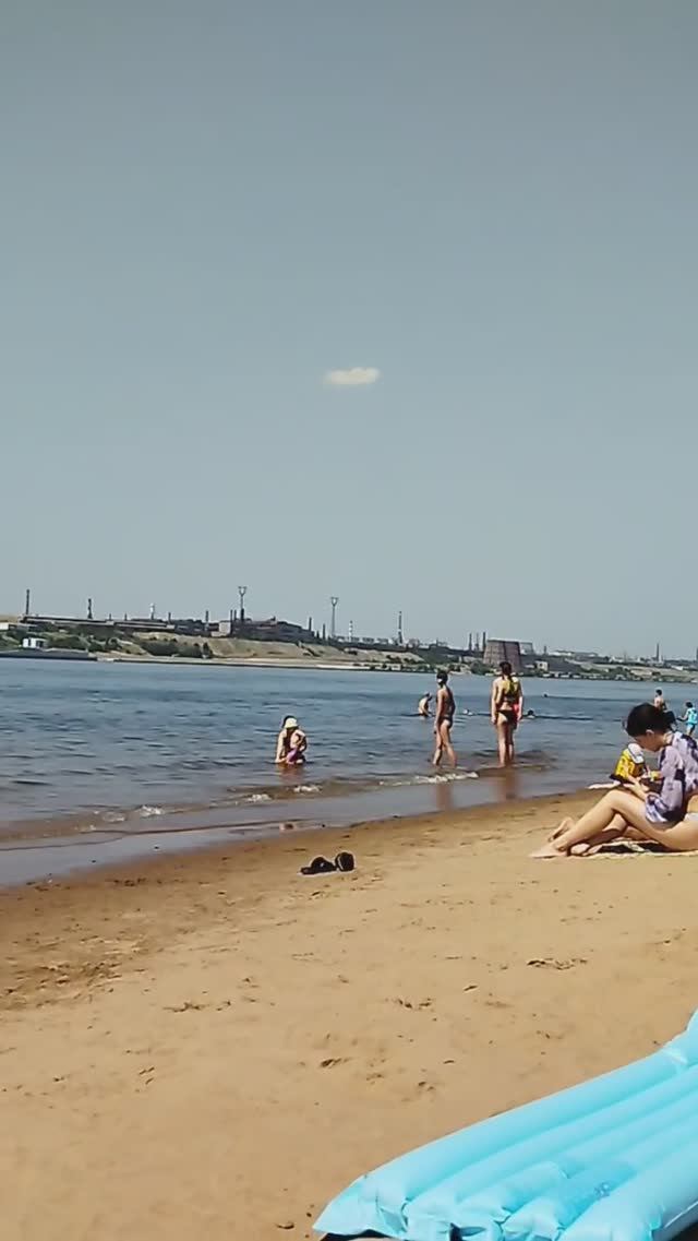 НА ПЛЯЖЕ САРАТОВА ПО ДОРОГЕ С ГРУЗИИ #грузия2024