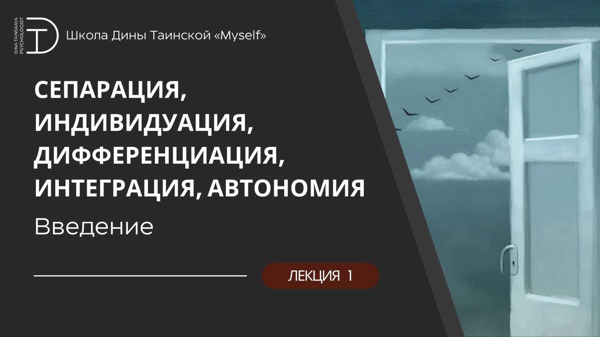Сепарация. Введение (Дина Таинская)