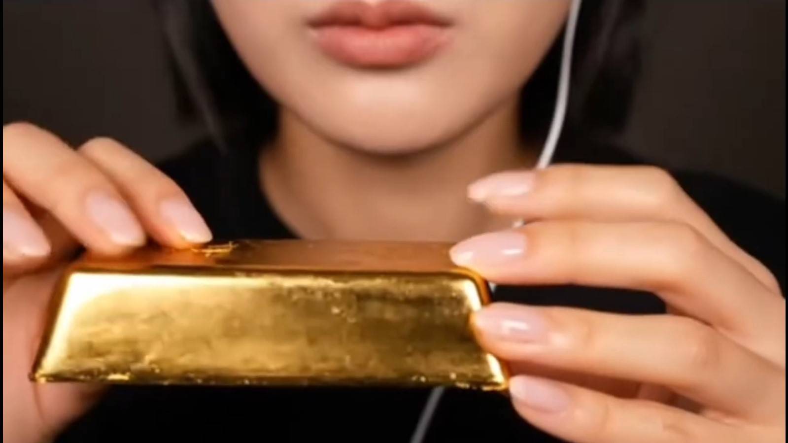 Подборка челленджей АСМР поедание лавы, золота и др ASMR