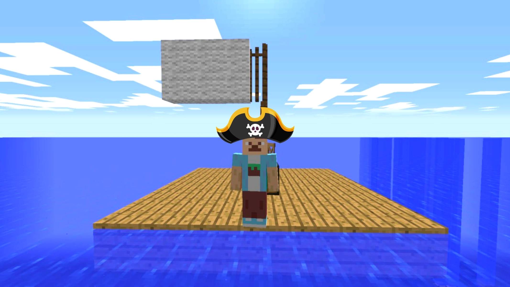 Ролики Майнкрафт но Выживание в открытом море #30