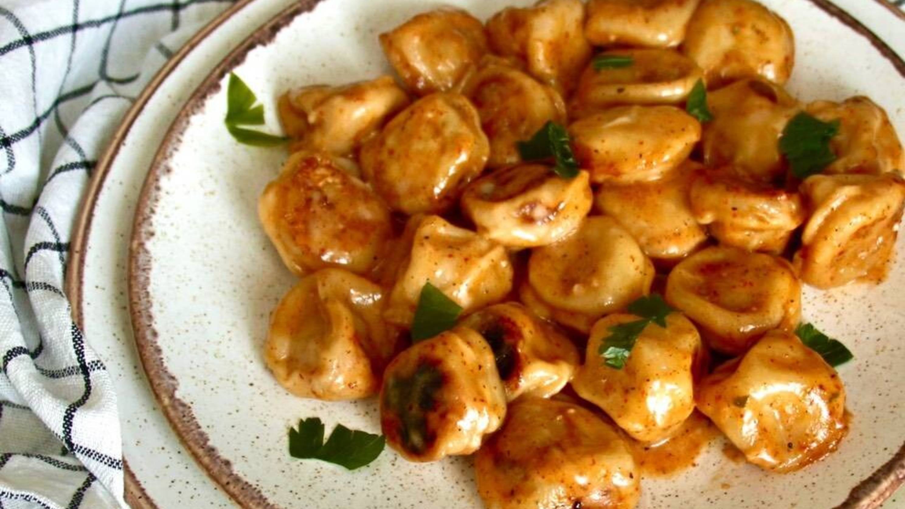 Жареные пельмени для души. Готовлю только так, это объедение 👍