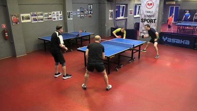 #10 Звергздин/Иванов (1163) - Иванов/Румянцев (1103) 03.07 Парный РАНДОМ настольный теннис