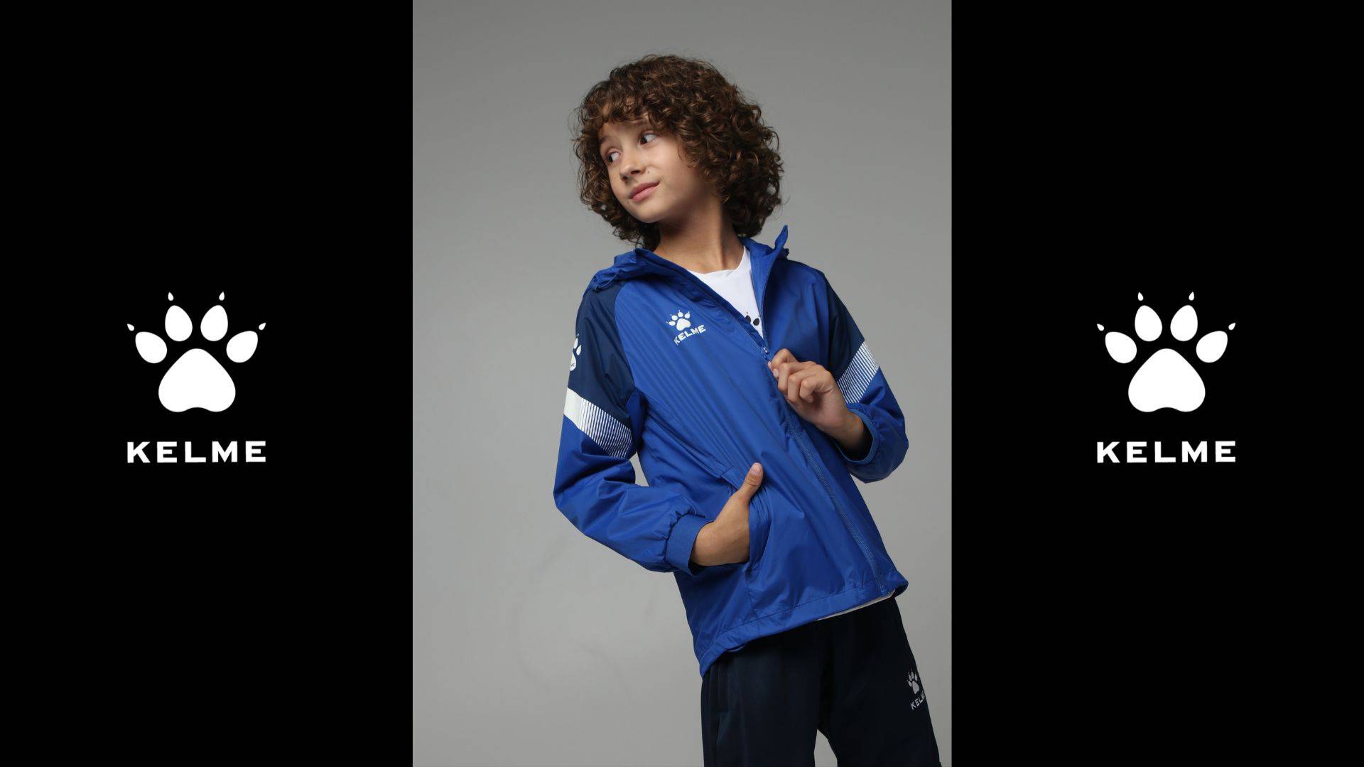 8061WT3001-400. Куртка для мальчика KELME Raincoat ветровка для мальчика