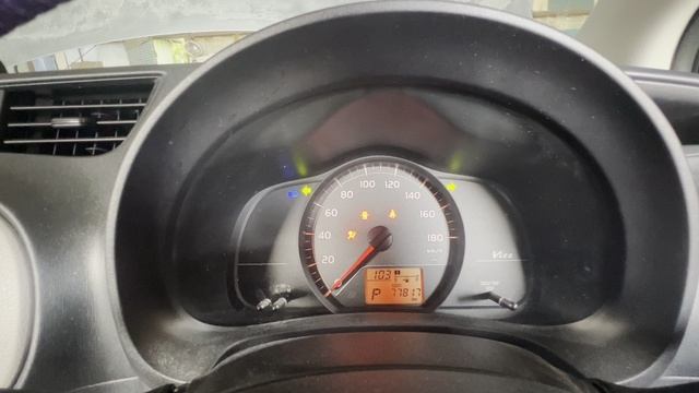 1545 TOYOTA VITZ KSP130 1KR 2012 год.