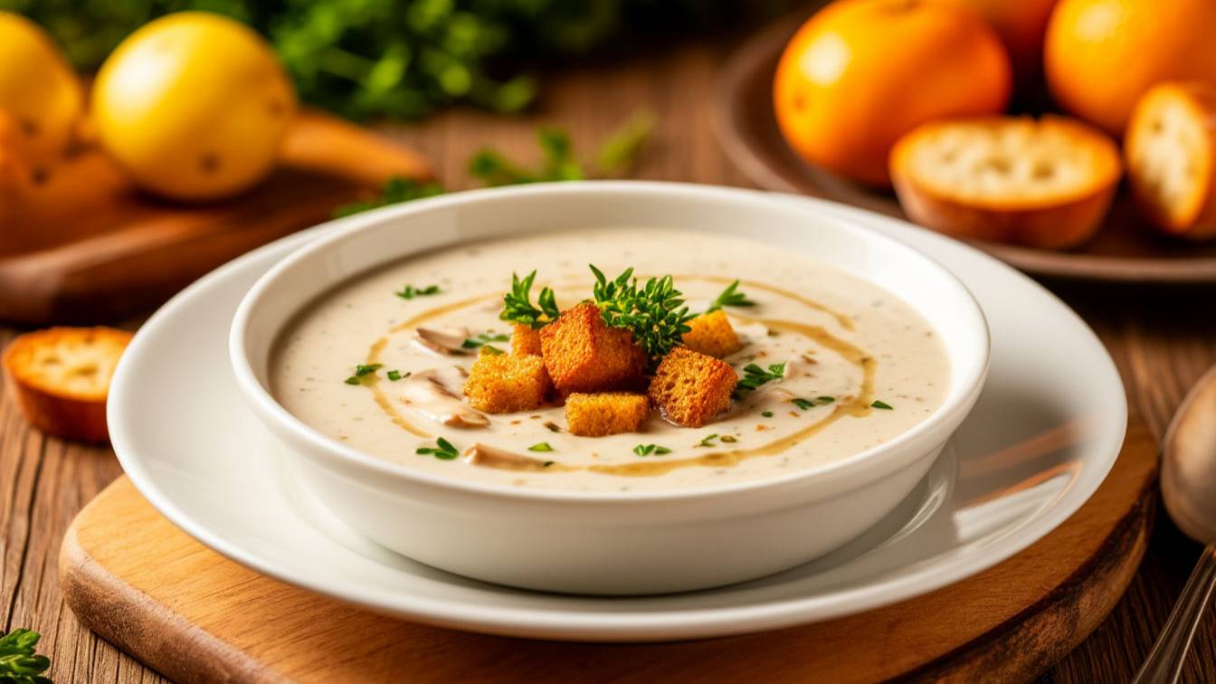 Грибной КРЕМ СУП на скорую руку. Рецепты для мультиварки [Семейные рецепты]