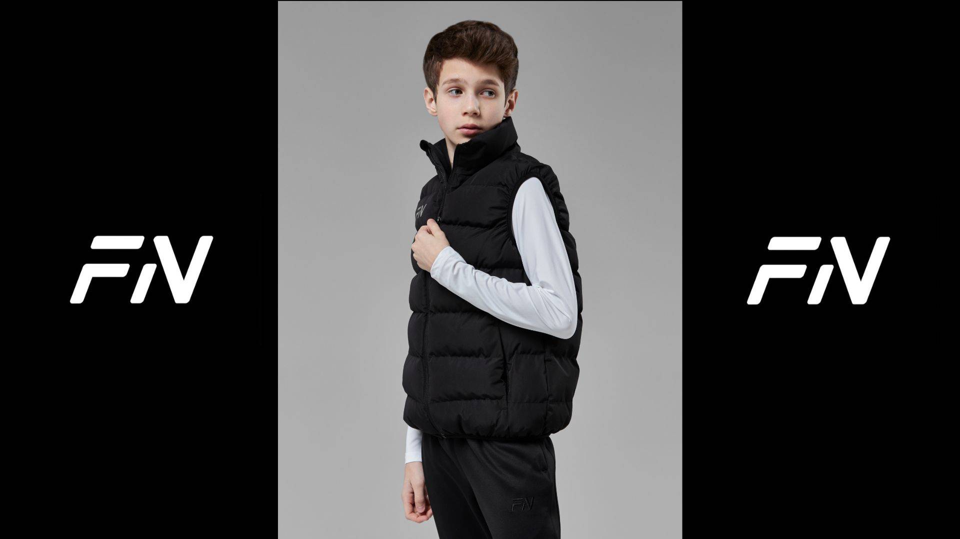 KFN4341001-000. Жилетка для мальчика утепленная, FN 404 KID