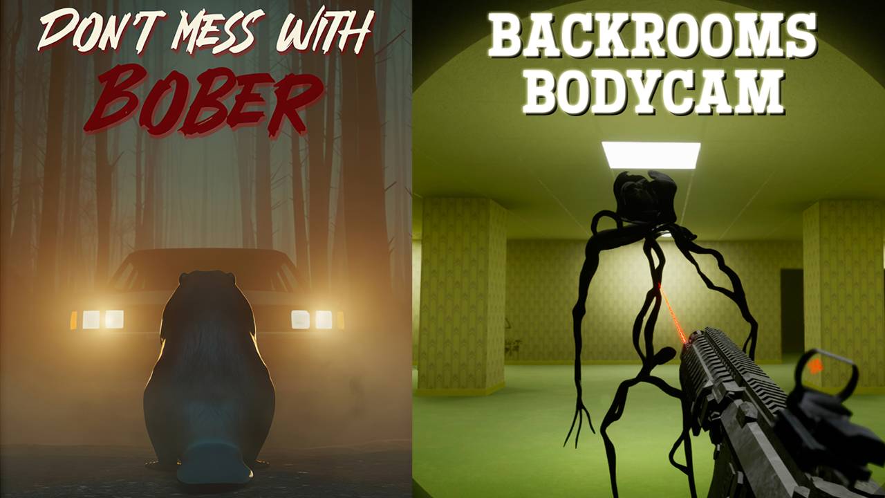 Бобр курва отправил меня в закулисье - Don't Mess With Bober и Backrooms Bodycam (ПК)