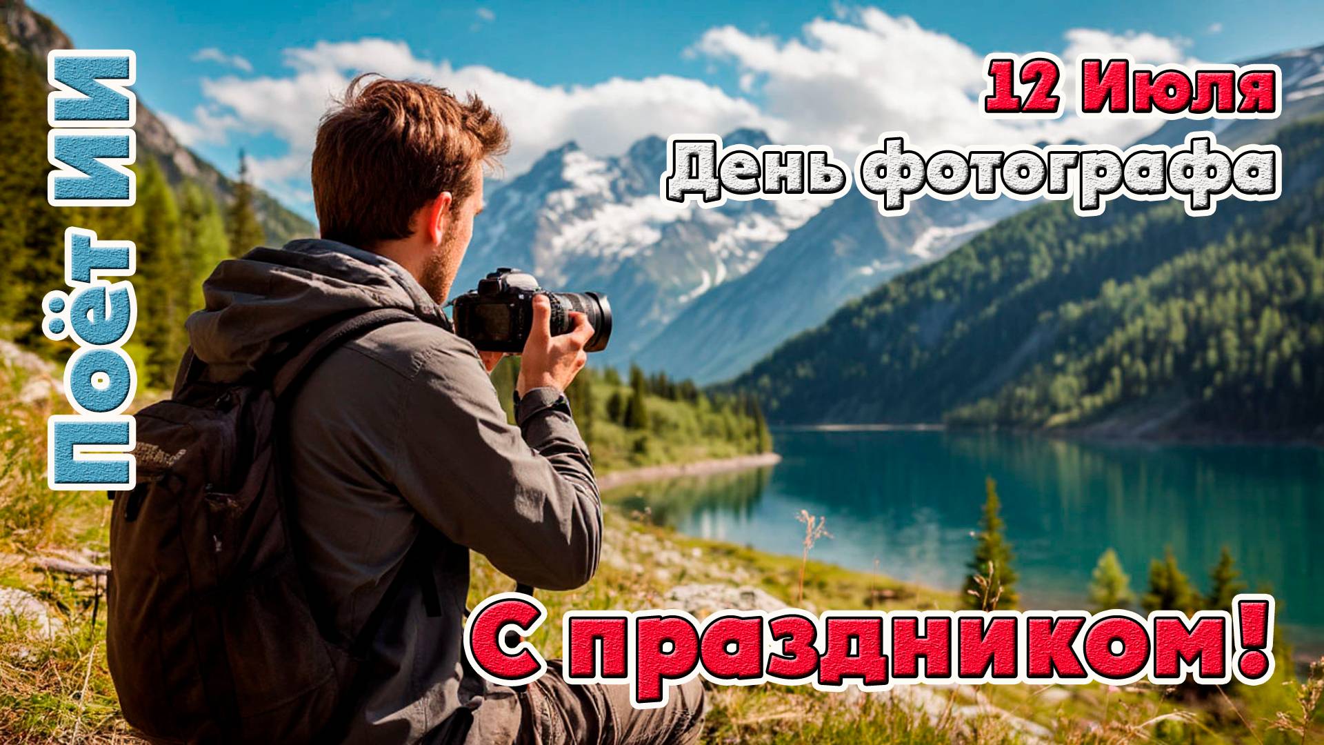 С Днём фотографа! - Поёт ИИ.