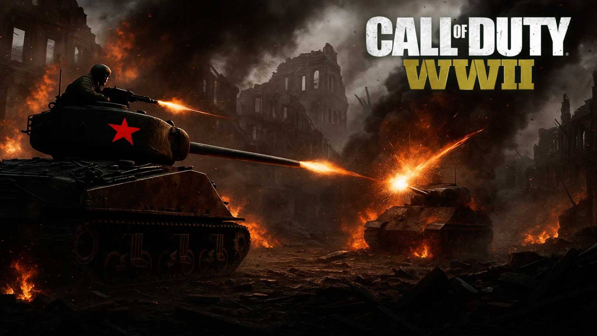 Танковая Драма в Call of Duty: WWII — Один Против Двух! 🔥