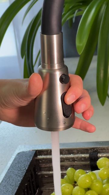 Смеситель с гибким силиконовым изливом и фильтром для воды. GOLDEN FOX®