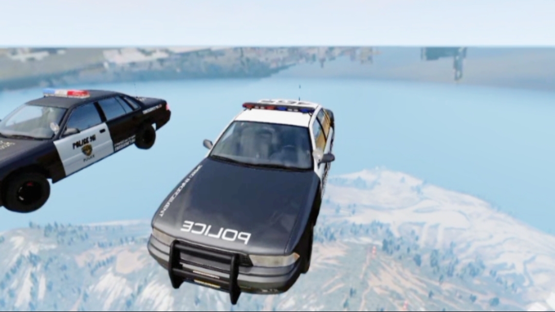 Из космоса в землю падение машин фатальное разрушение Тачки в смятку кто выживет? Игровой мультик 3D