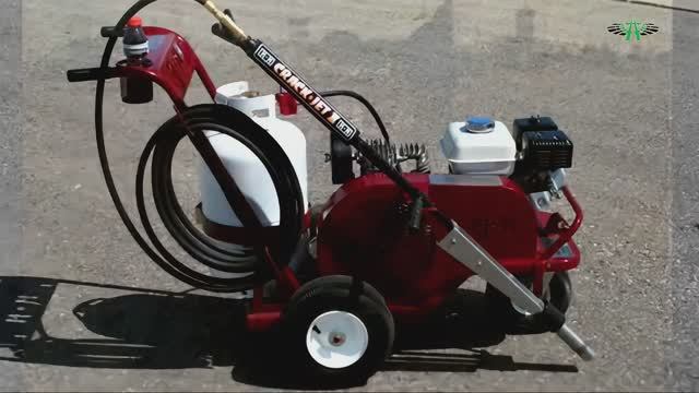 Как все начиналось, полностью автономное тепловое копьё Crack Jet II фирмы KM INTERNATIONAL (США)