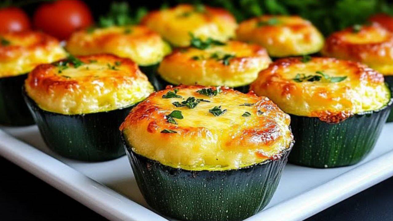 Кабачковые стаканчики