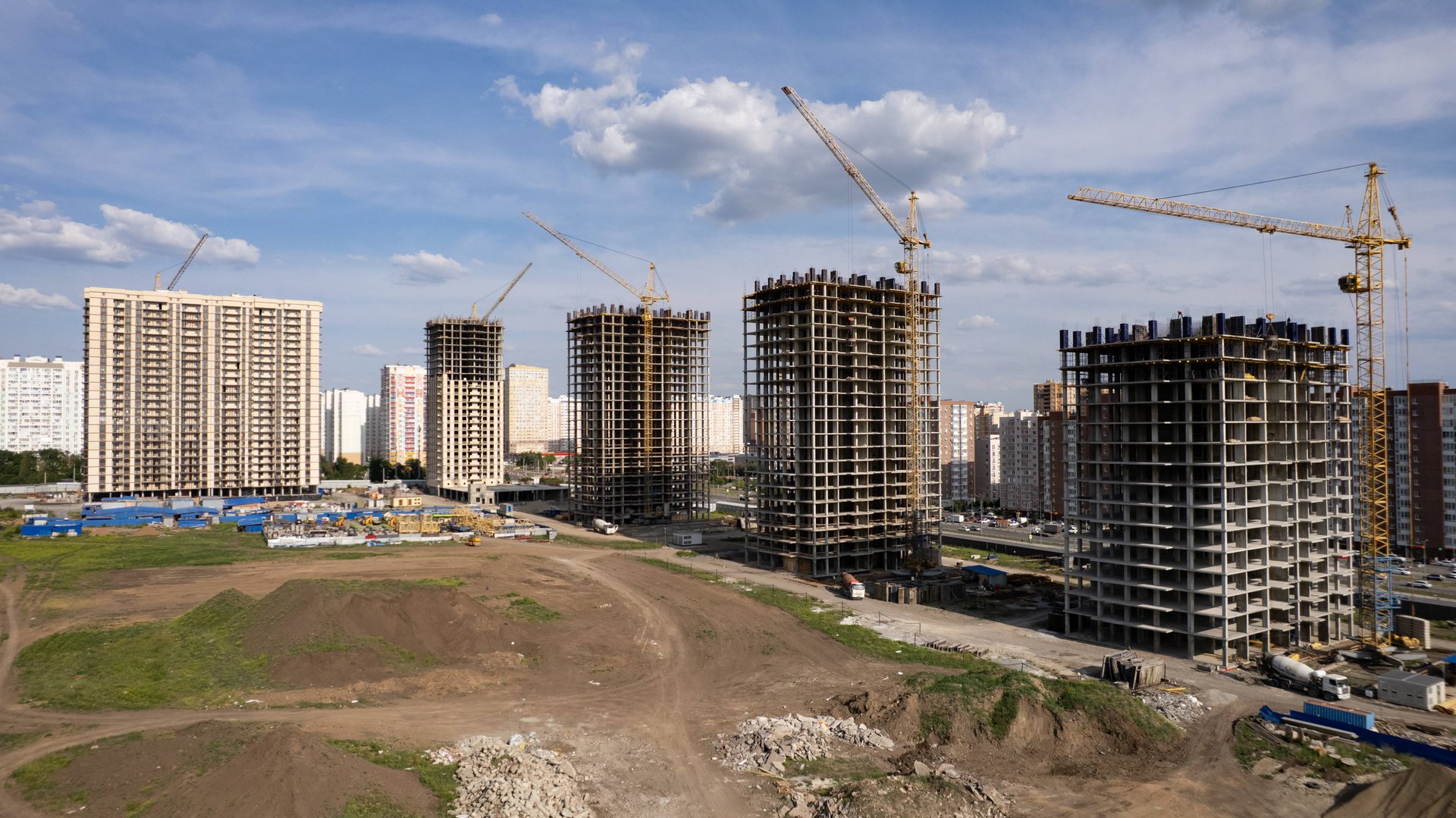 Жилой парк «Сокольники» - ход строительства, май 2025