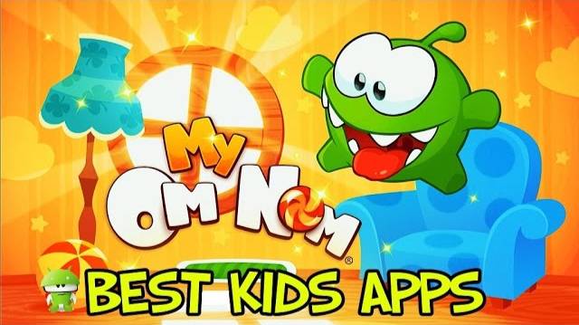 My Om Nom Мой Ам Ням Новое детское приложение Играем с Ам Няшкой девочкой Андройд игры