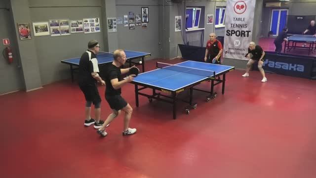 #07 Мухаметов/Люжина (1030) - Звергздин/Иванов (1163) 03.07 Парный РАНДОМ настольный теннис