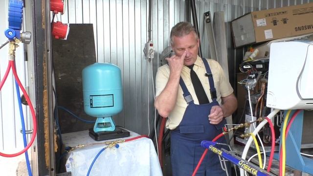 Заправка с дозаправкой инверторной сплит системы #分体式系统 #split system