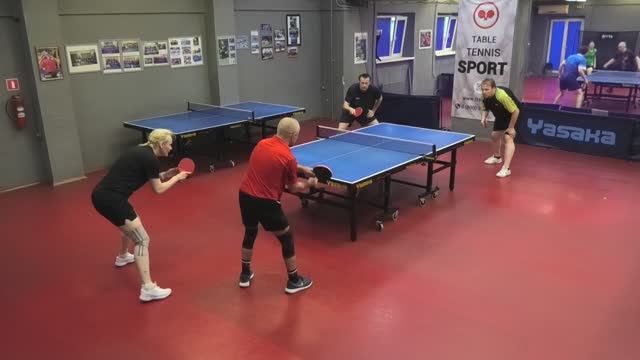 #06 Мухаметов/Люжина (1030) - Иванов/Румянцев (1103) 03.07 Парный РАНДОМ настольный теннис