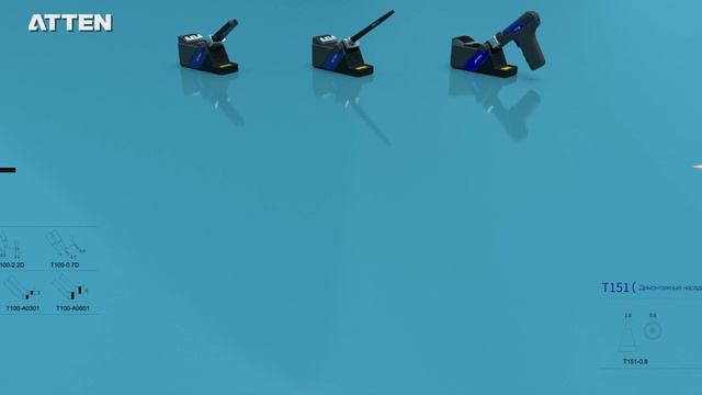 GT-5150, GT-5200, GT-6150, GT-6200 ATTEN Интелектуальные паяльные станции