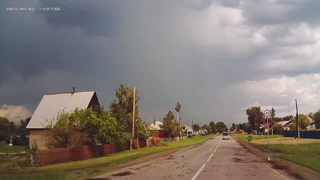 село Новоярки, проездом по улицам села