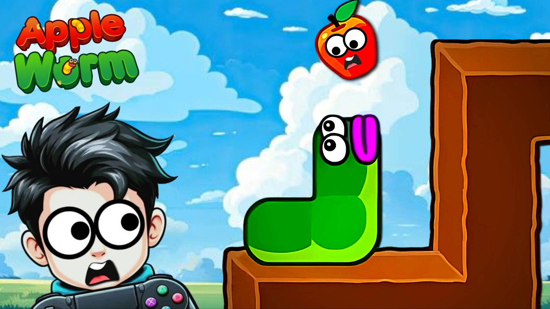 ГУСЕНИЦА, ПОЖИРАЮЩАЯ ЯБЛОКИ ► Apple Worm #1 (Levels 1-23)