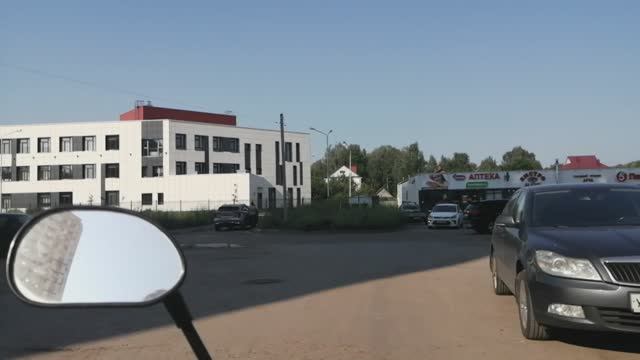 На мопеде альфа по дворикам уфимского Затона к стадиону Водник - покатушки