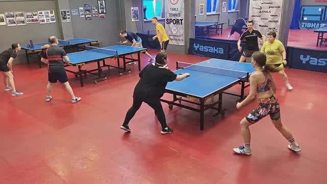 #15 Закзун/Федосеева (1027) - Нельсон/Попова (829) 03.07 Парный РАНДОМ настольный теннис