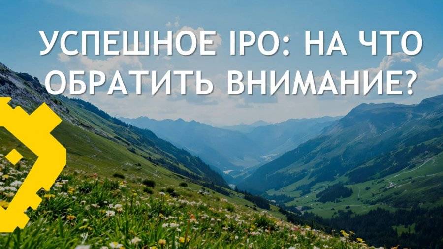 Успешное IPO на что обратить внимание