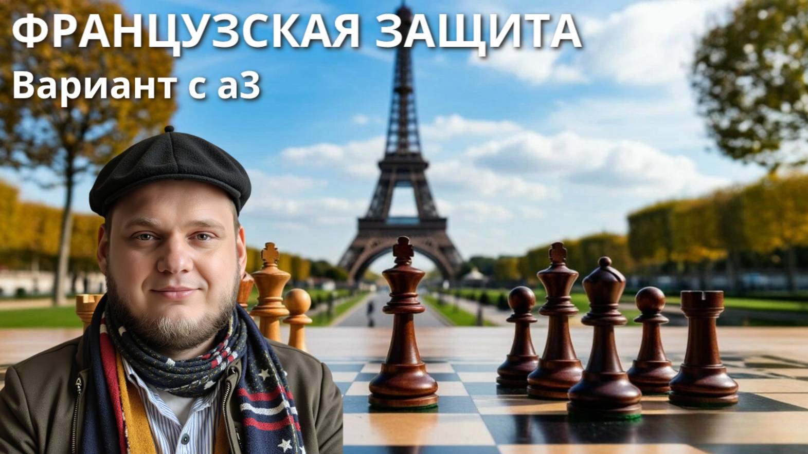 Французская защита. Вариант с а3. Соперник сильный, ферзь у соперника слабый. Шахматы блиц lichess