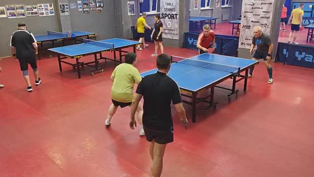 #23 Башмаков/Назаров (970) - Закзун/Федосеева (1027) 03.07 Парный РАНДОМ настольный теннис