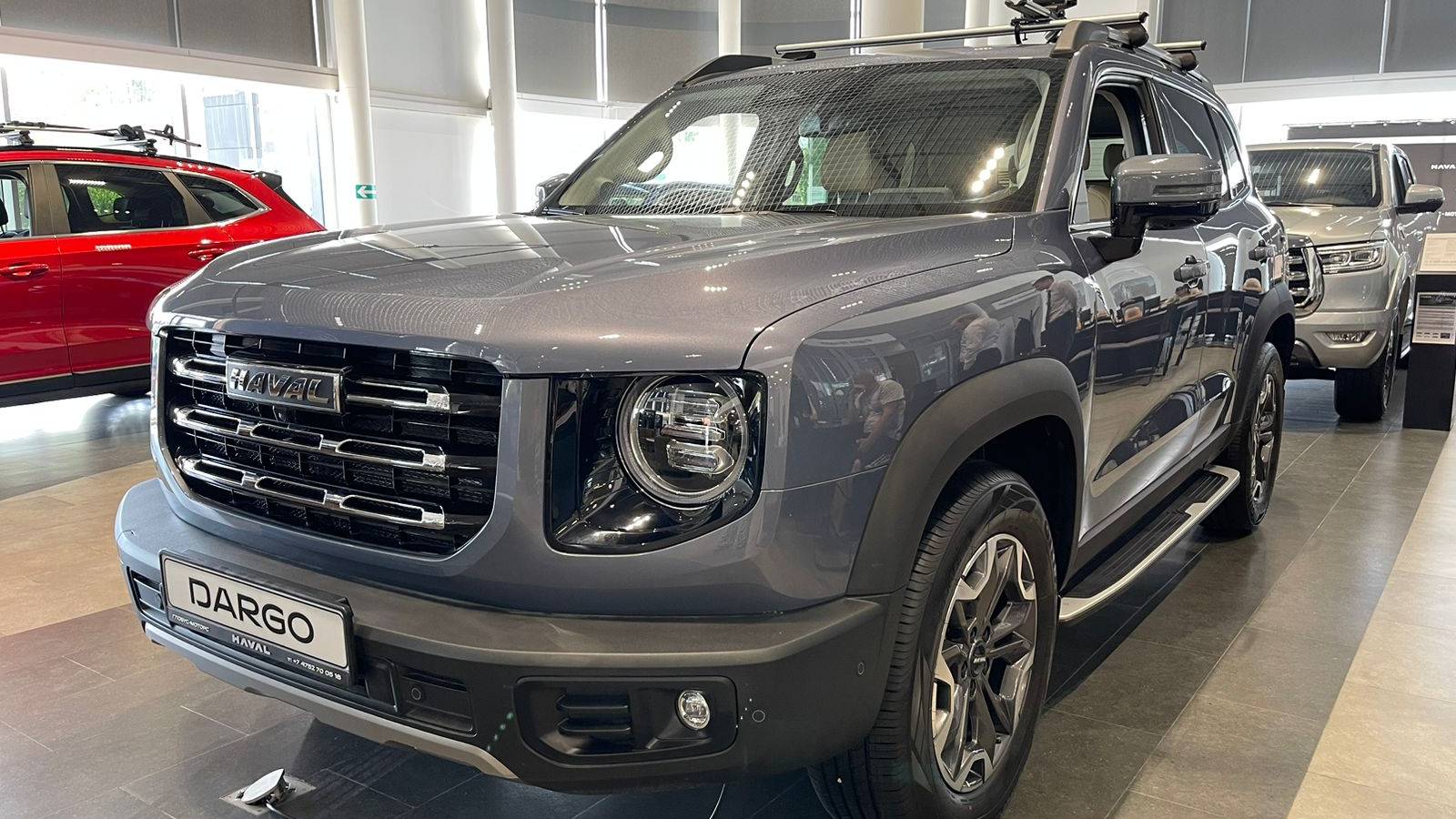 HAVAL Dargo в комплектации Tech Plus серый салон бежевый-коричневый