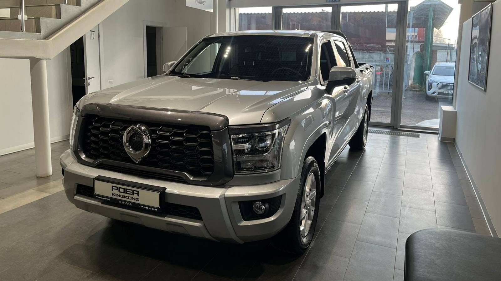 GWM HAVAL Poer KingKong в комплектации Elite серебристый салон черный МКПП бензиновый