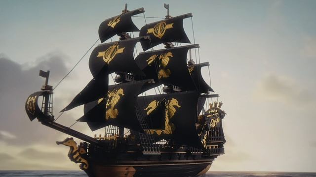 Деревянный 3D-конструктор Корабль Барк «Морской Конек» (Seahorse Barque) MCB02 ROKR