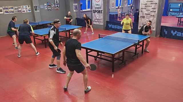 #18 Закзун/Федосеева (1027) - Звергздин/Иванов (1163) 03.07 Парный РАНДОМ настольный теннис