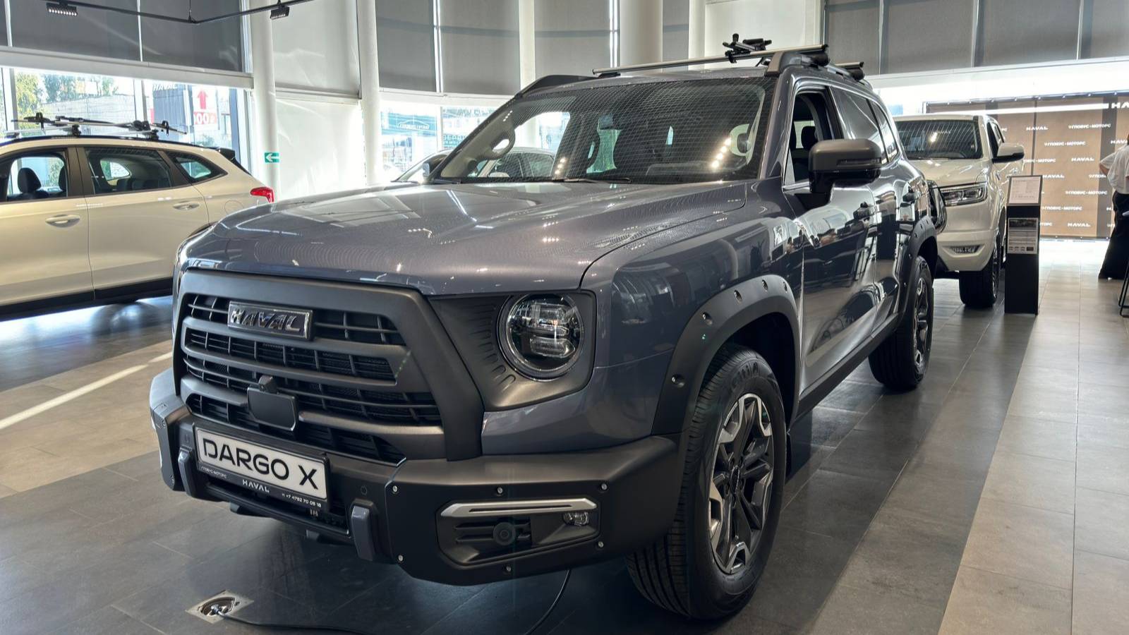 HAVAL Dargo X в комплектации Premium серый салон черный