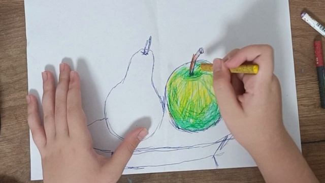 Как рисовать натюрморт карандашом , ручкой и мелками