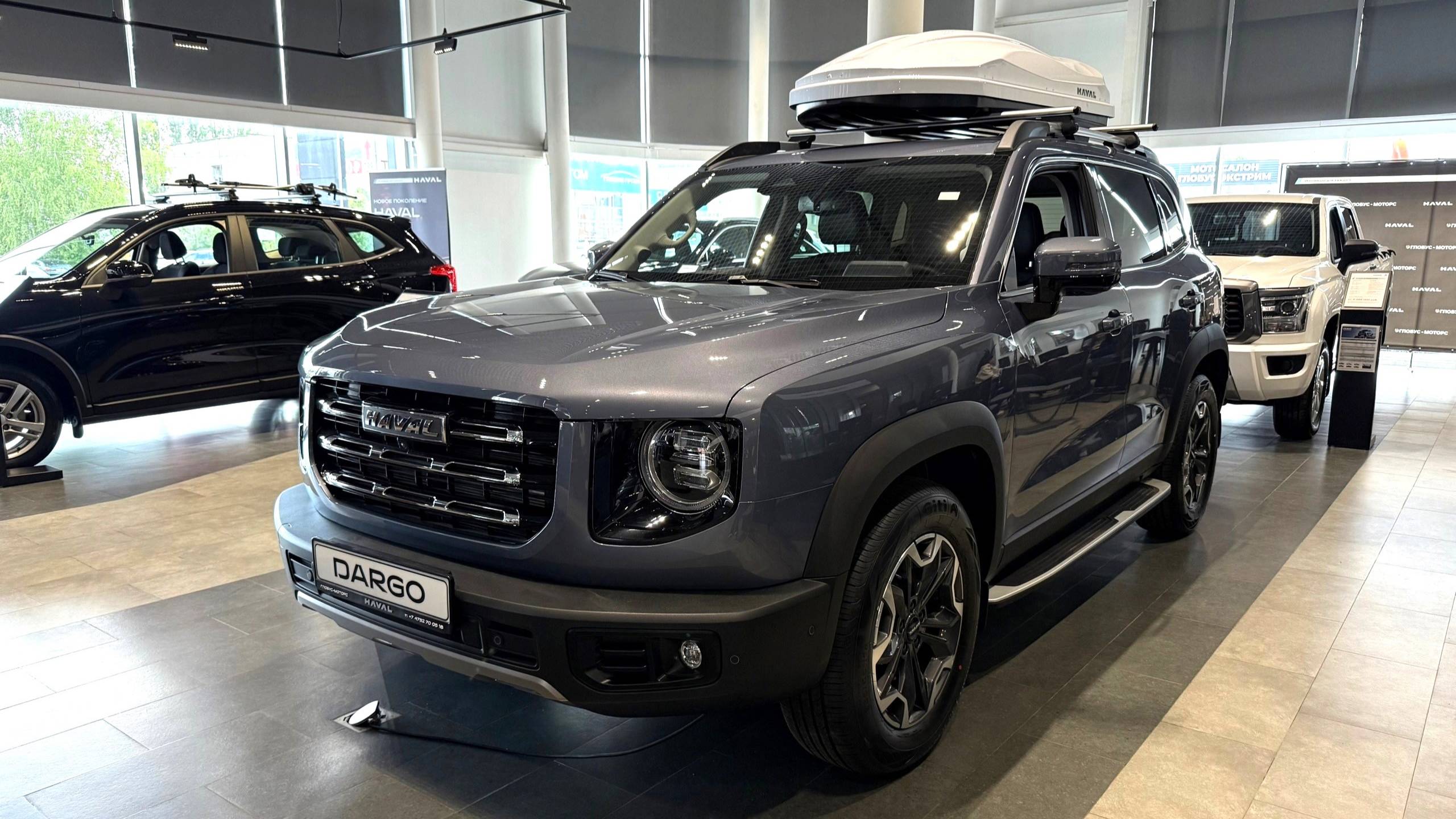 HAVAL Dargo в комплектации Tech Plus серый салон черный