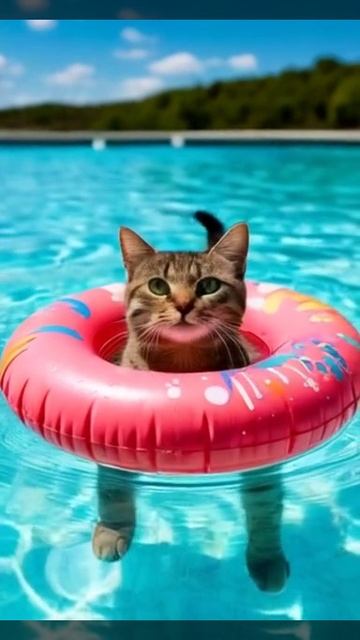 котик купается#сезонконтентаRUTUBE