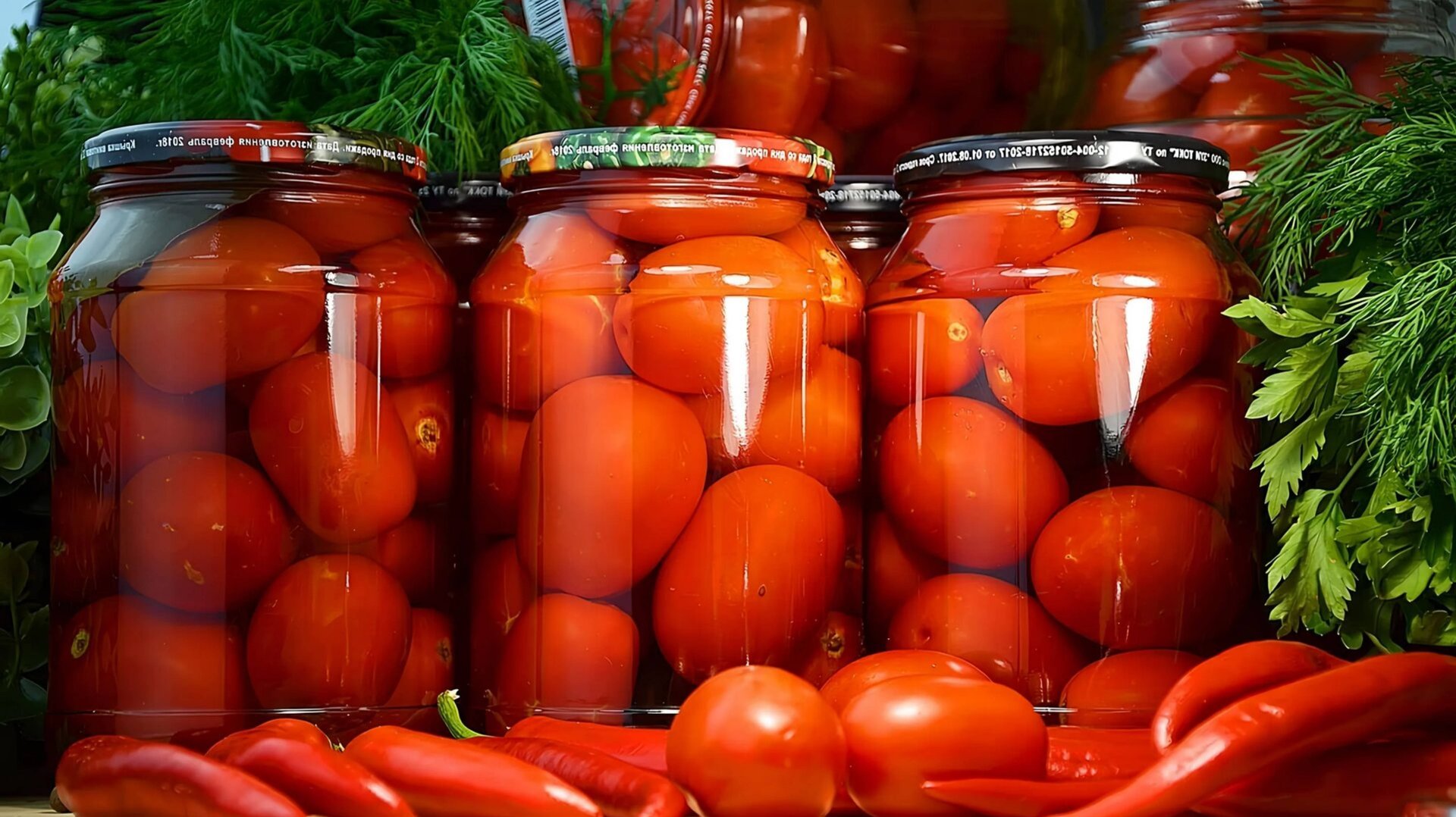 Помидоры на зиму "Сладкие". Рассол выпивается быстрее, чем съедаются помидоры 🍅