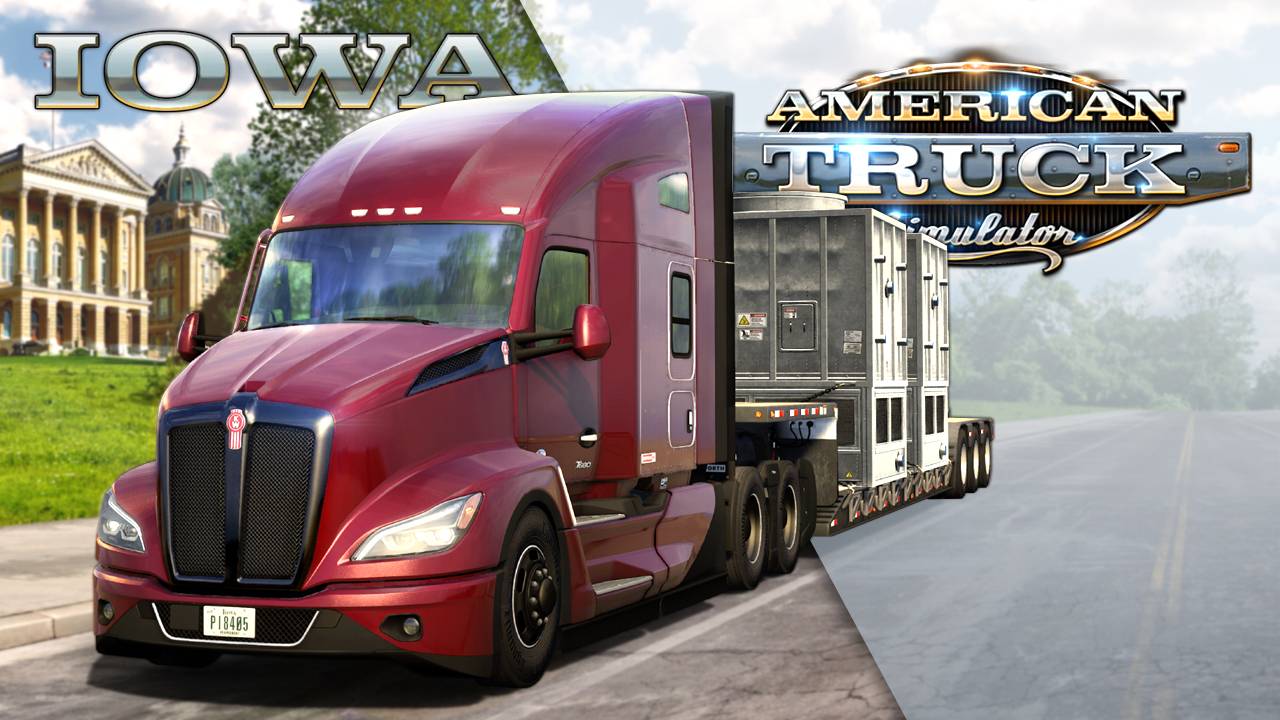 САМЫЙ БОЛЬШОЙ ТРАК-СТОП В МИРЕ В НОВОМ DLC. ШТАТ АЙОВА — American Truck Simulator: Iowa