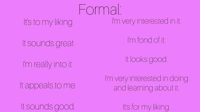 Как бы ты сказал Мне Это Нравится? How would you say I Like It?