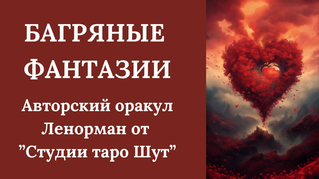 АВТОРСКИЙ ОРАКУЛ ЛЕНОРМАН "БАГРЯНЫЕ ФАНТАЗИИ"