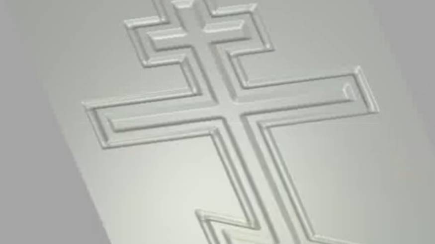 Делаем крест для фрезеровки.