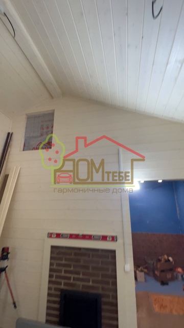 Портал печи, плитка в душевой